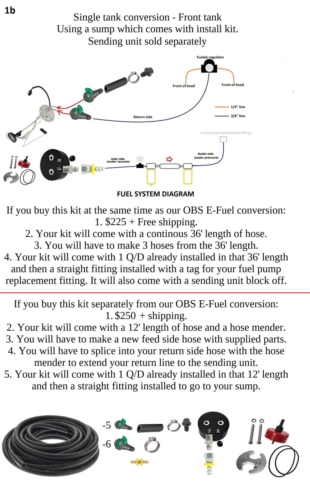 OBS Single Tank Conversions – Marty's Diesel