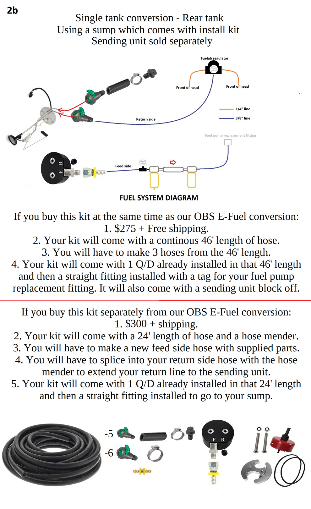OBS Single Tank Conversions – Marty's Diesel